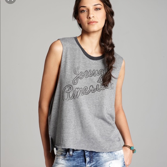 Chaser | Tops | Chaser Young American Tshirt B3 | Poshmark